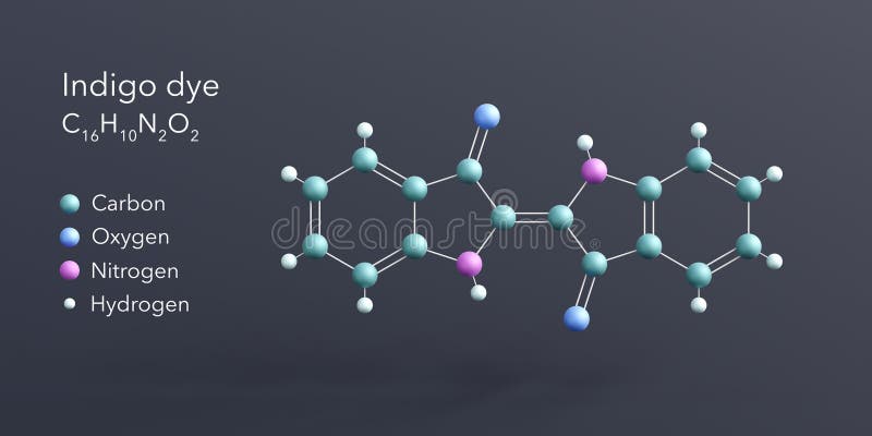 Indigo Dye Structure