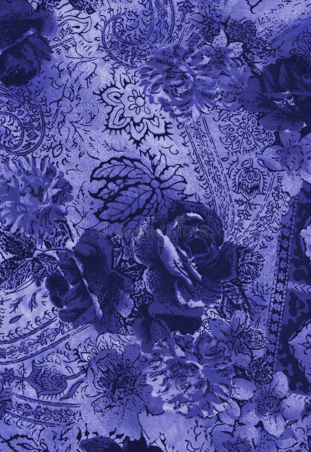 Indigo floral background stock illustration. Illustration of decorative ...