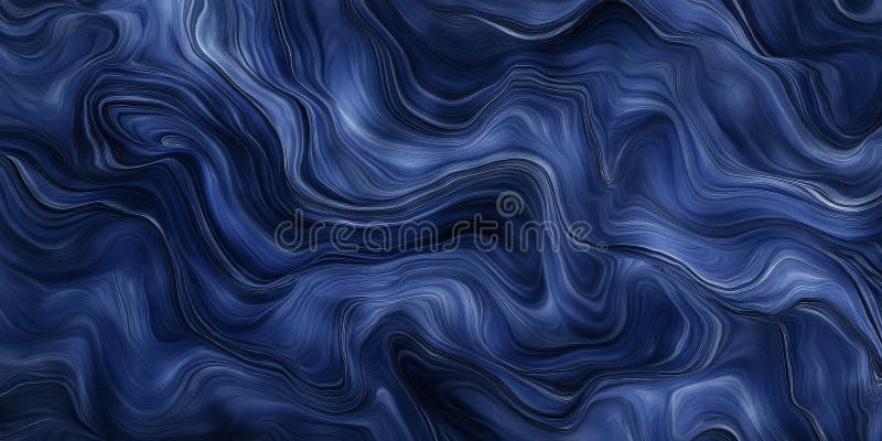 Indigo Textures Wallpaper with Smooth Silk Waves. a Deep and Modern ...
