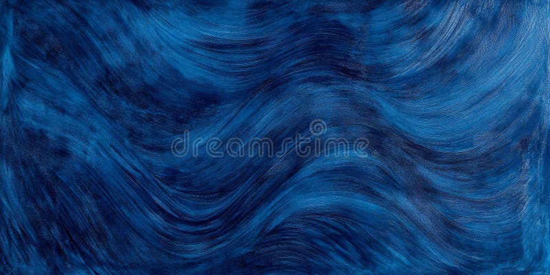 Indigo Textures Wallpaper with Smooth Silk Waves. a Deep and Modern ...
