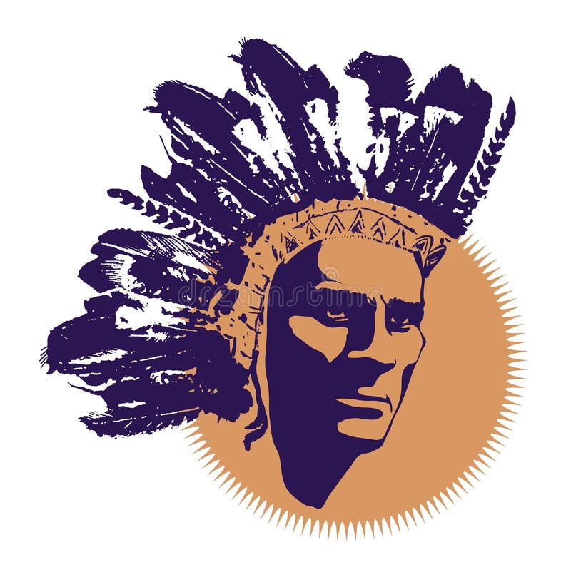 Indio (vector) ilustración del vector. Ilustración de indio - 28213952