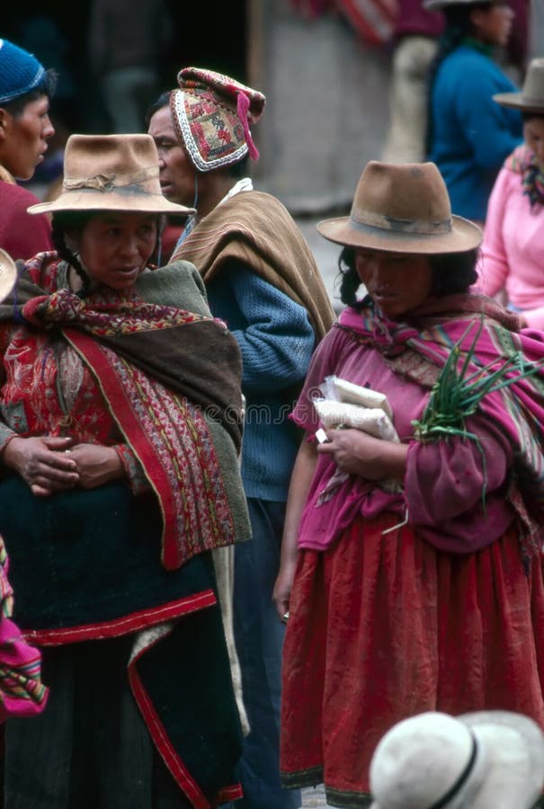 Indios quechuas, Perú foto editorial. Imagen de gente - 26741631