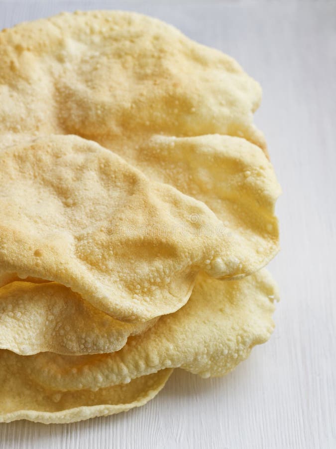 Indiaas Pappadum Brood stock foto. Image of diner, aziatisch - 28652872