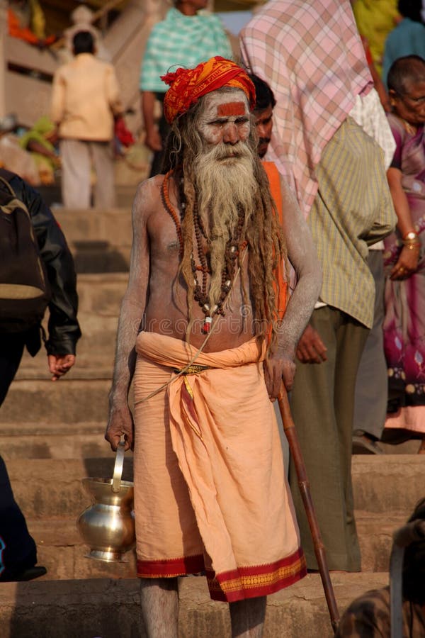Indische heilige man redactionele fotografie. Image of gebeurtenis ...