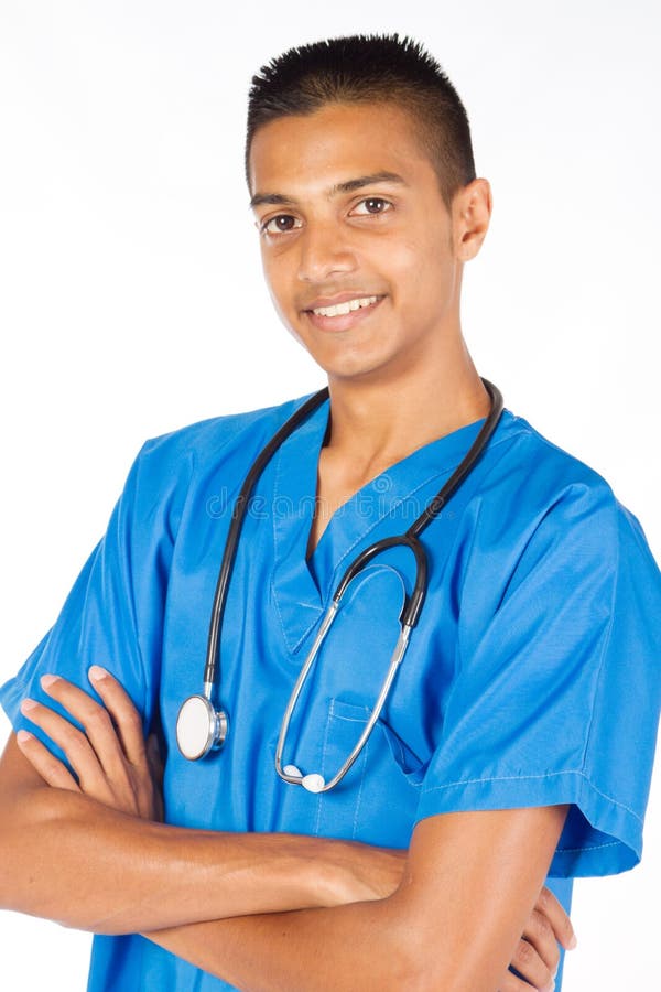 Indische verpleger stock afbeelding. Image of persoon - 16124105
