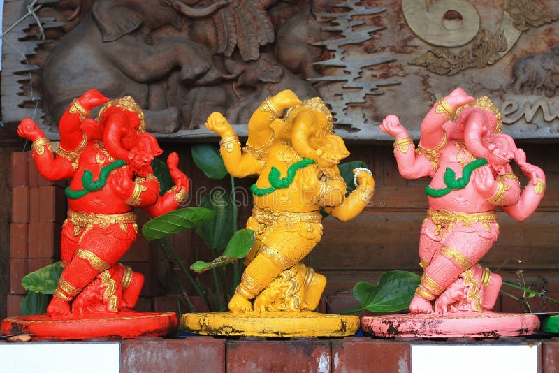 Indischer Gott Ganesha stockfoto. Bild von bunt, ethnisch - 20708862