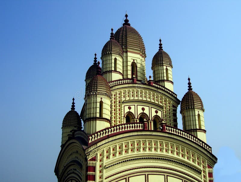 Indischer Tempel in Kolkata Stockfoto - Bild von architektur ...