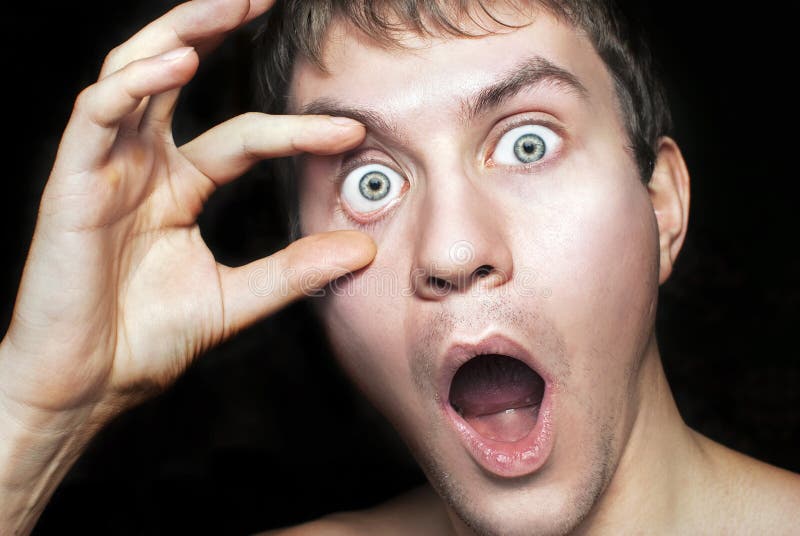 Tipo assustador foto de stock. Imagem de halloween, emocional - 18138774