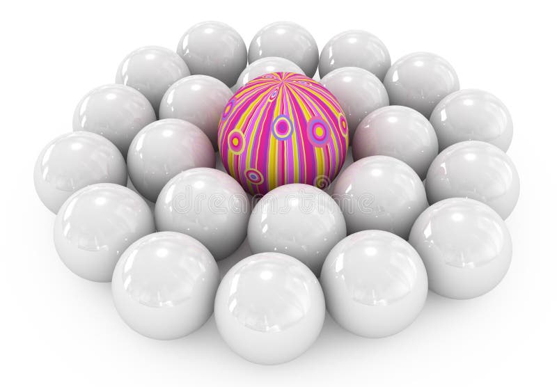 Individual 3d stock illustration. Illustration of domination - 13455548