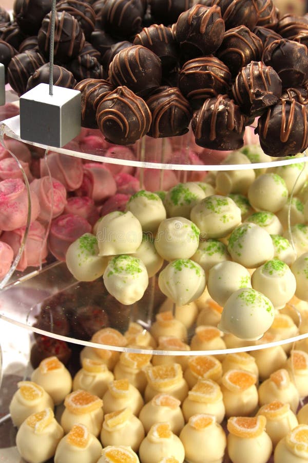 Individual Chocolates stock image. Image of brown, craftsmanship - 21250551