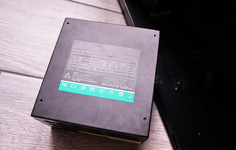 Individual Components of a Personal Computer. Personal Computer Power ...