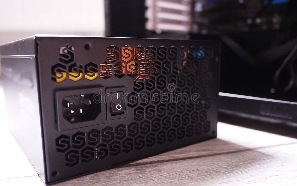 Individual Components of a Personal Computer. Personal Computer Power ...