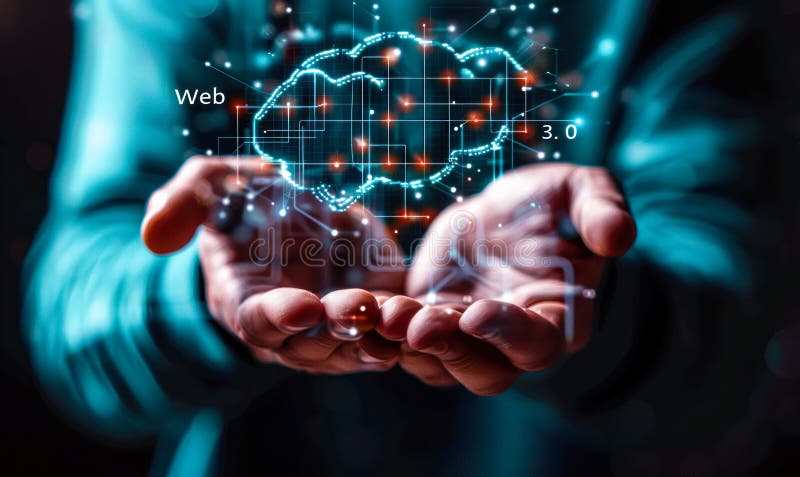 Individual Cradling an Innovative Web 3.0 Cloud Computing Concept ...