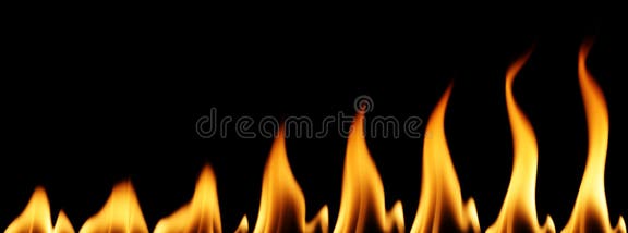 Individual flames stock image. Image of glow, fireplace - 4170399