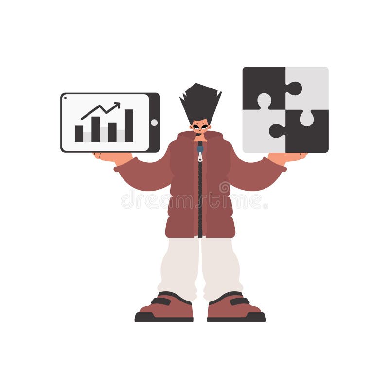 The Individual is Holding a Befuddle and a Positive Improvement Chart ...