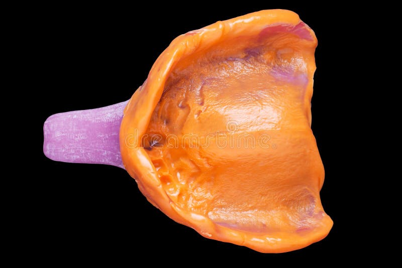 Individual Impression of Toothless Jaw Stock Image - Image of closeup ...