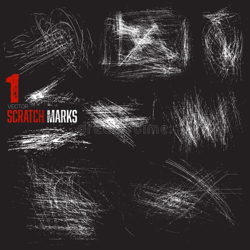 Vector Scratched Metal Grunge Stock Vector - Illustration of metallic ...