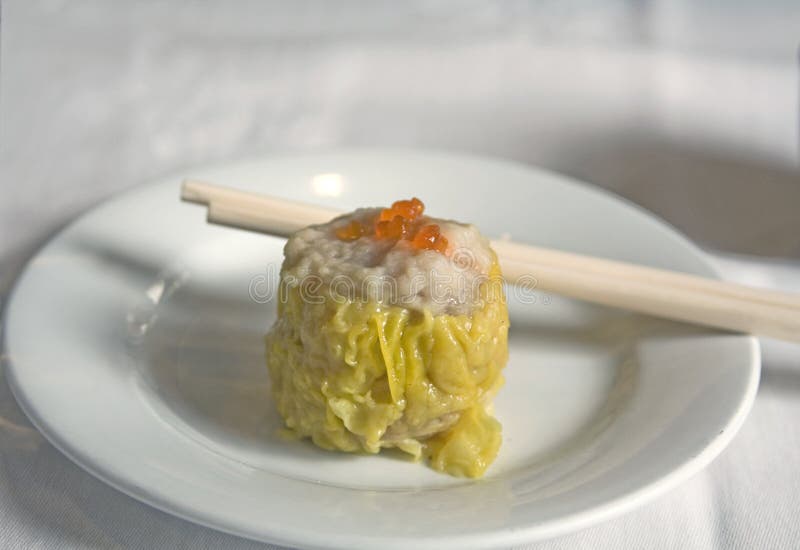 Individual Piece of Dim Sum on a Plate Stock Photo - Image of typical ...