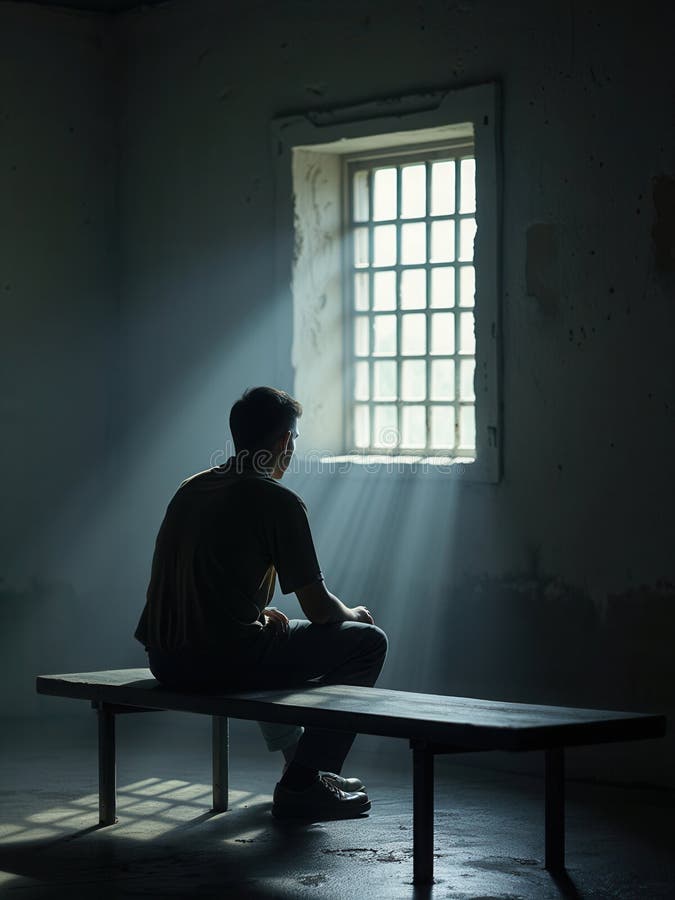 Dimly Lit Interior Person Sitting Looking Out Stock Photos - Free ...