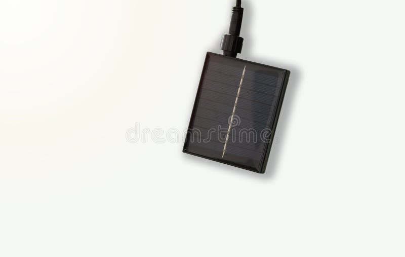 Individual Solar Panel with White Background. Small Solar Battery Cell ...