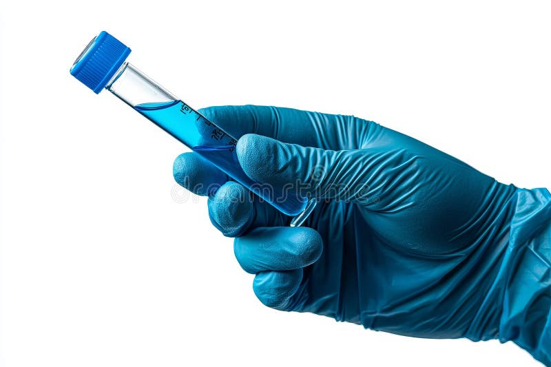 An Individual Tests the PH of Water at Home by Comparing the Color of ...