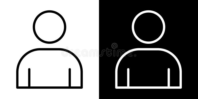 Individual Thin Line Vector Icon Set Stock Illustration - Illustration ...