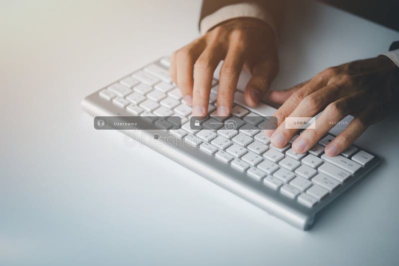 An Individual is Typing on a Keyboard Laptop Showing a Hologram ... An Individual is Typing on a Keyboard Laptop Showing a Hologram ...