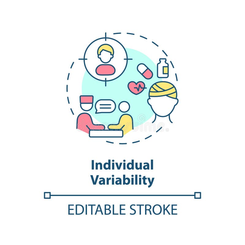Individual Variability Concept Icon Stock Vector - Illustration of ... Individual Variability Concept Icon Stock Vector - Illustration of ...