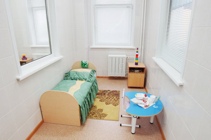 Individual Ward in a Pediatric Hospital Stock Image - Image of ...