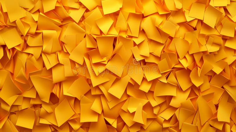 Individual Yellow Post-it Notes Positioned on a White Base for ...