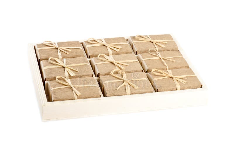 Individually Wrapped Soaps #2 Stock Photo - Image of cardboard, soap ...