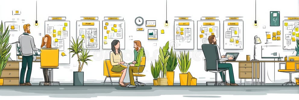 Virtual Coworking Space Features Floating Task Boards for Collaborative ...