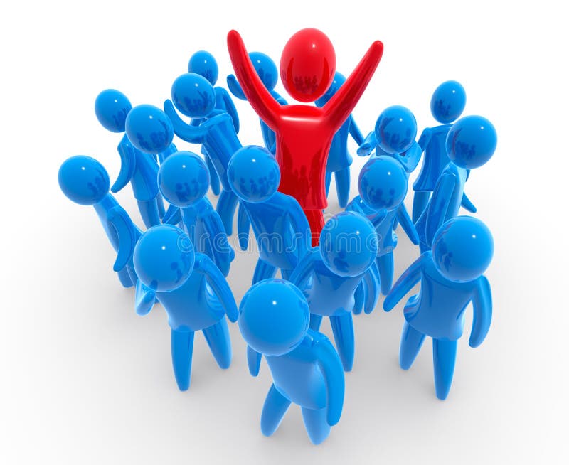 Individueel stock illustratie. Illustration of coachen - 7609830