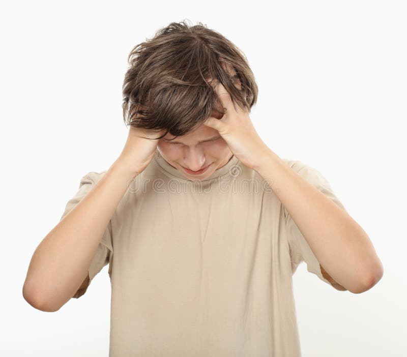 Individuo Que Intenta Recordar Algo Imagen de archivo - Imagen de algo ...