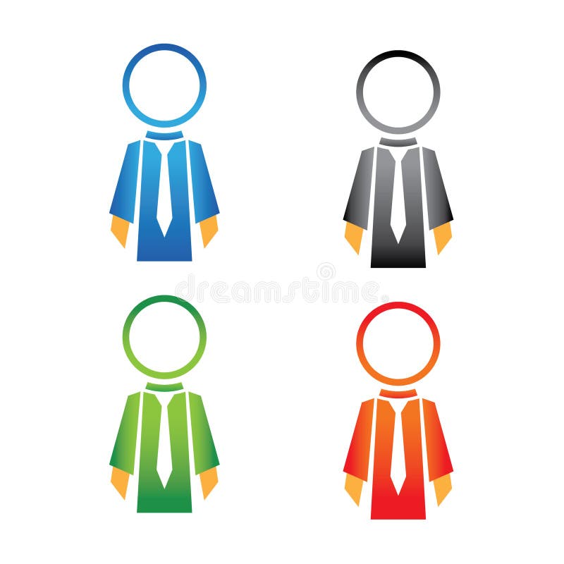 Logotipo Del Discurso De La Gente Diseño Gráfico De Vector Stock de ...