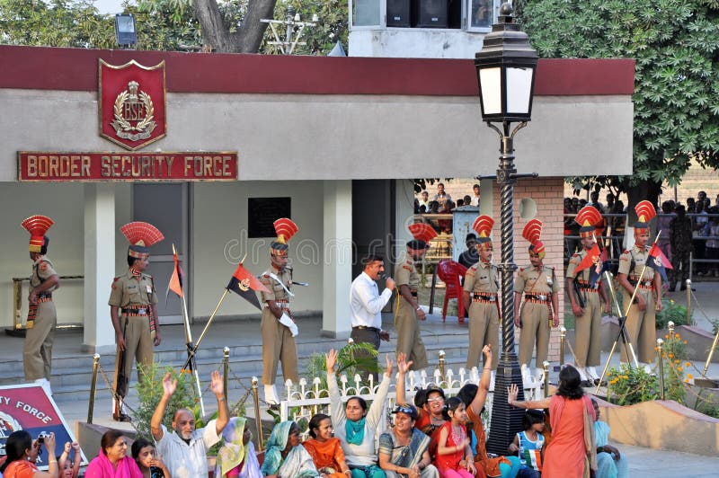 Indo-Pakistan Border editorial photo. Image of color - 16870196