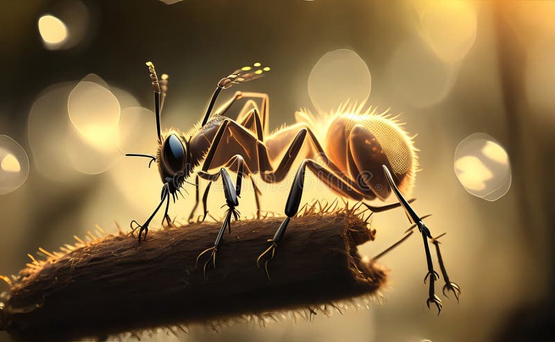 The Indomitable Ant is a Powerful Little Fighter from Nature. Stock ...