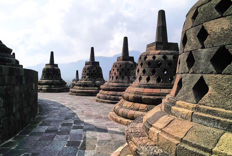 Borobudur Temple, JAVA Island, Indonesia Editorial Image - Image of ...