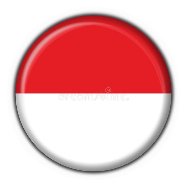 Indonesia Button Flag Round Shape Stock Illustration - Illustration of ...