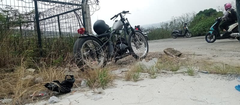 Indonesia Domestik Custom Bike Chopper Style Stock Photo - Image of ...