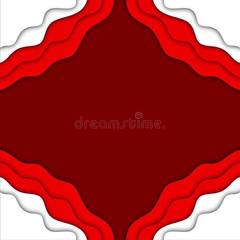 Indonesia Flag Border Frame Background Design Stock Illustration ...