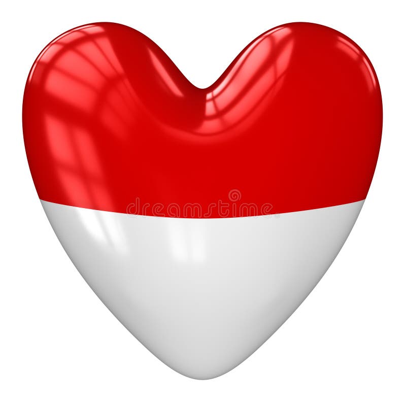 Indonesia Flag Heart Stock Illustrations – 605 Indonesia Flag Heart ...
