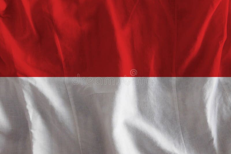 Indonesia Flag with Texture Stock Image - Image of merdeka, banner ...