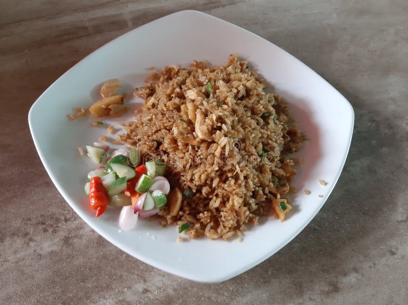 Indonesia Fried Rice Nasi Goreng Indonesia Stock Image - Image of ...