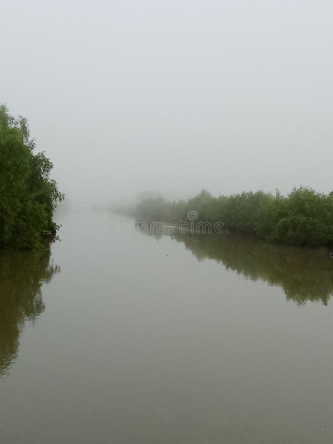 View of Mist Above the Water Surface Stock Photo - Image of surface ...