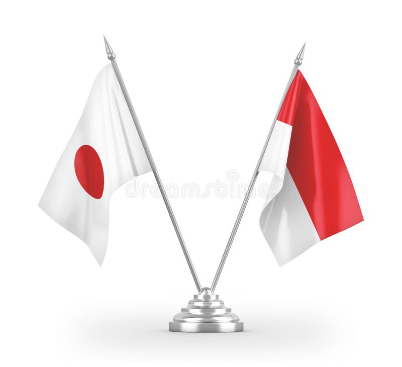 Indonesia And Japan. The Indonesian And Japanese Flags. Official Colors ...