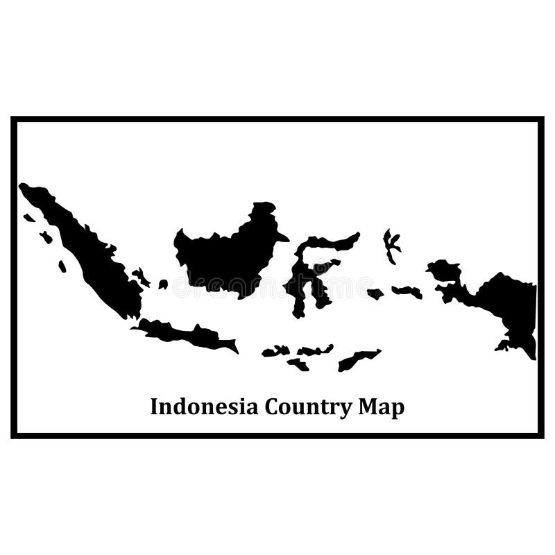 Indonesia map icon stock vector. Illustration of jakarta - 286596161