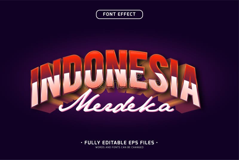 Indonesia Merdeka Background Banner with Flag Stock Vector ...