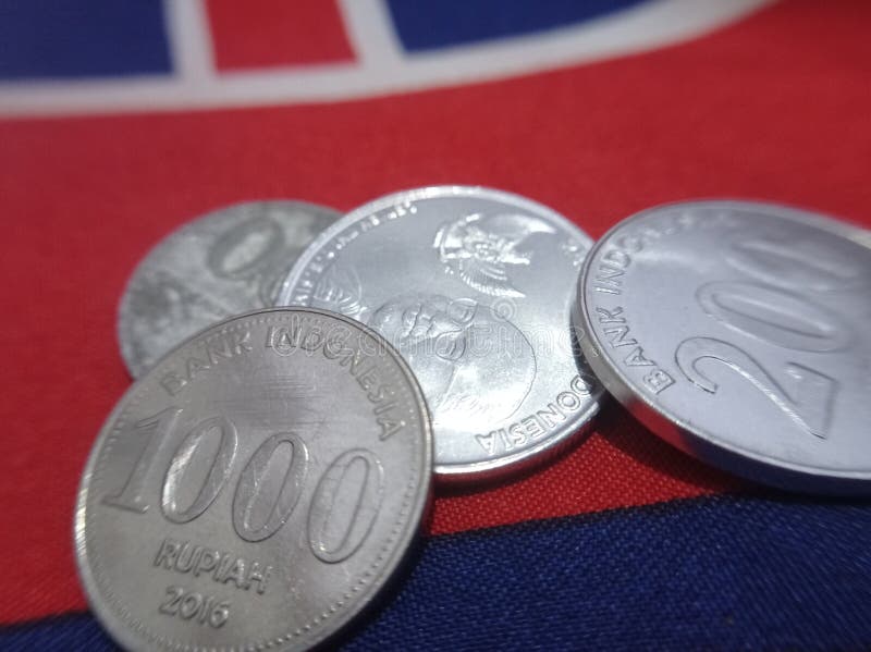 Indonesia Rupiah Silver Coin Macro Stock Image - Image of indonesia ...