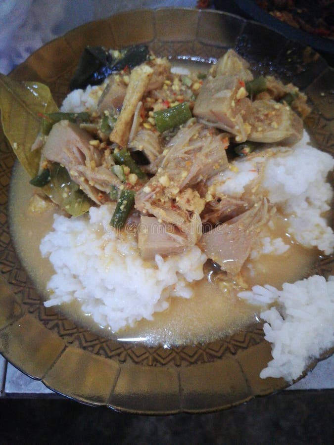 Indonesia special food stock image. Image of rice, soap - 294471315